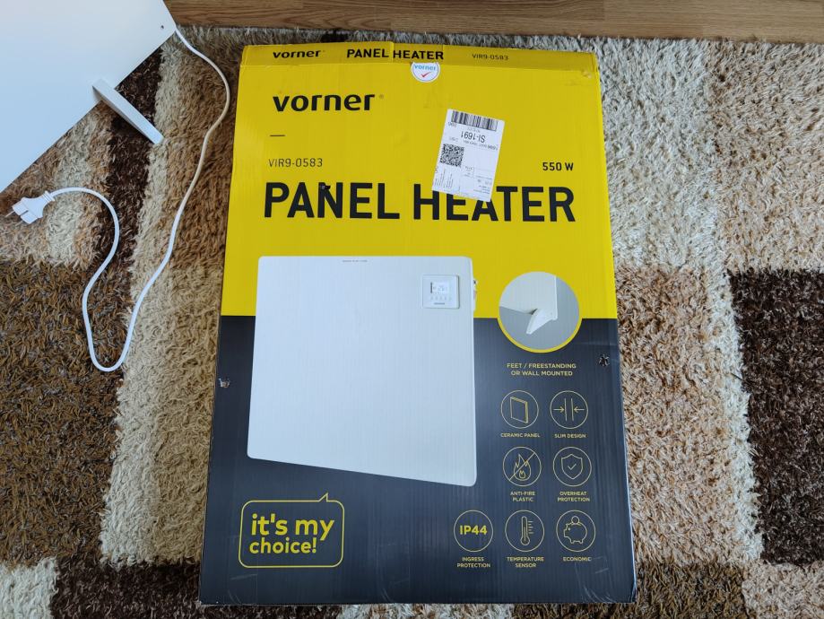 VORNER VIR9-0583 Električni IR Grelni Panel, 550 W