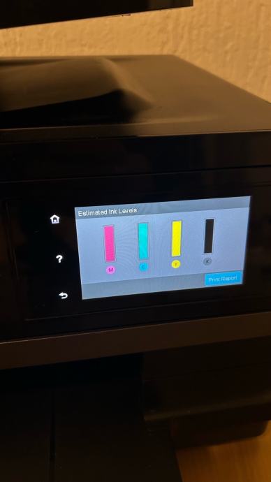 HP tiskalnik 8620 - printer - nove kartuše