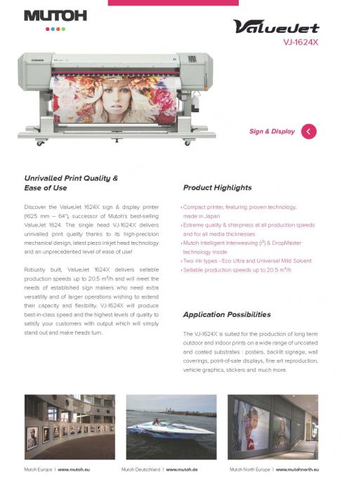Mutoh ValueJet 1624X