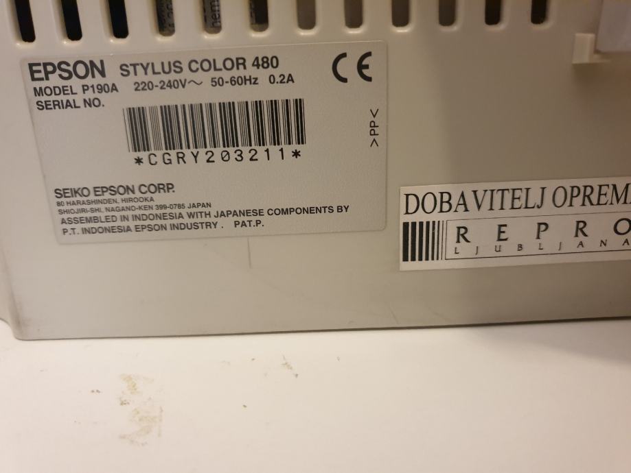 Prodam star tiskalnik Epson za starejši računalnik Windows 98