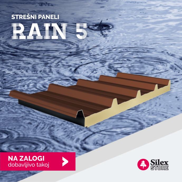 SILEX TRAPEZNA KRITINA Z IZOLACIJO RAIN 5 PUR 60mm