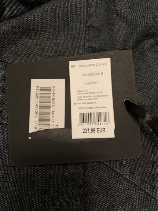 Jeans jakna phard