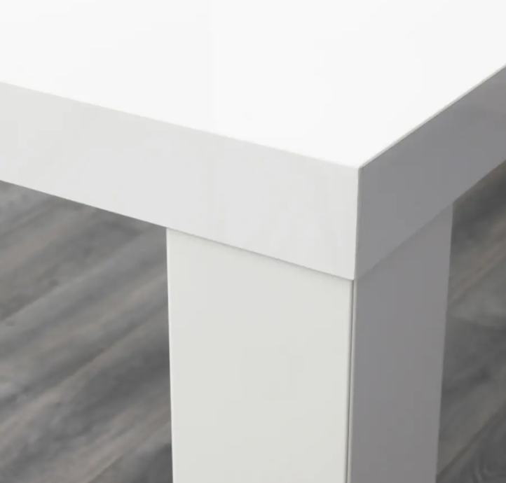 Ikea miza TORESUND bela, sijaj, mere:180x90 cm