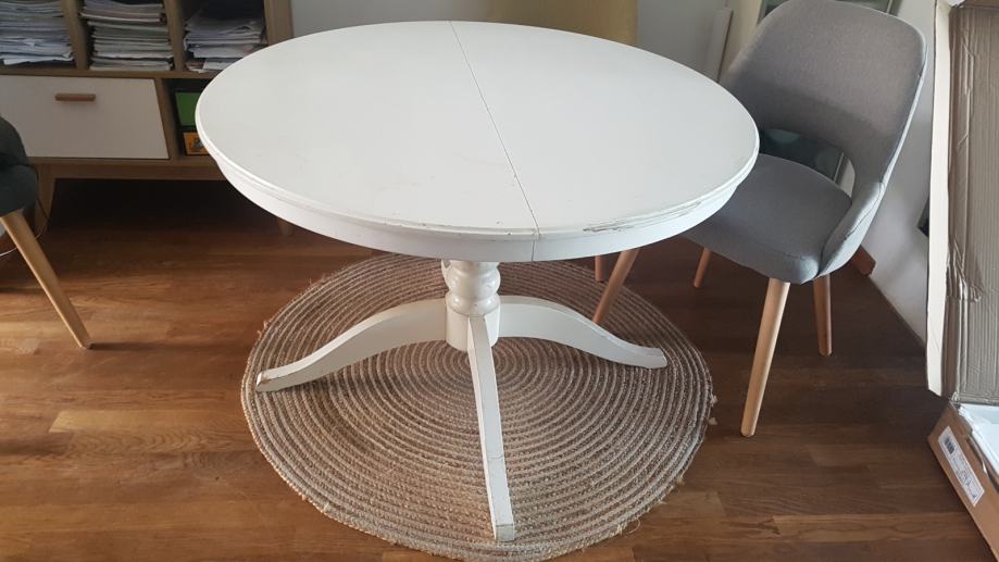 okrogla jedilna miza raztegljiva