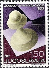 JUGOSLAVIJA 1472 - 1473 Šah Skopje 1972 čista serija ** (max)