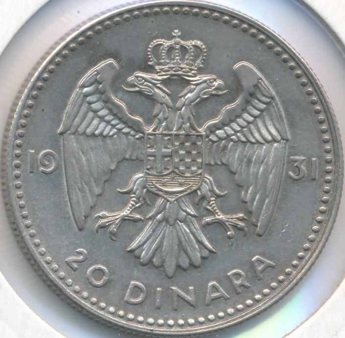 20 Dinara 1931