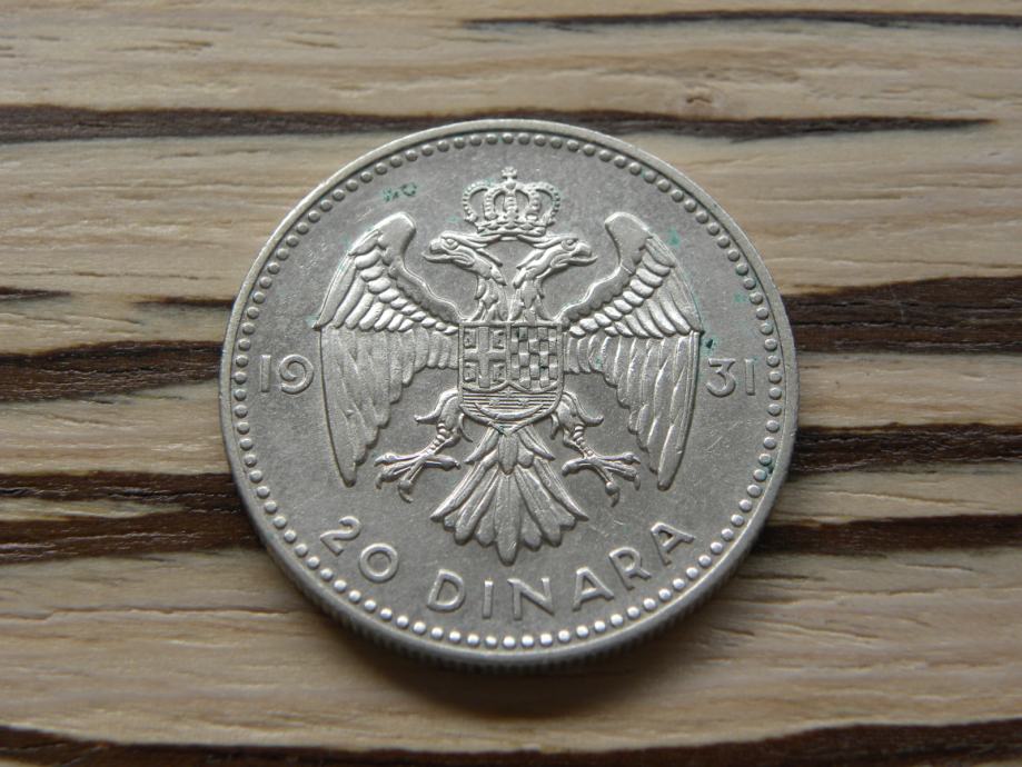 Jugoslavija 20 dinara 1931