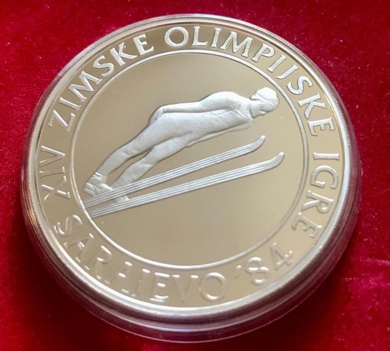 SREBRNIK SFRJ komplet srebrnikov olimpijske igre Sarajevo (otaku)