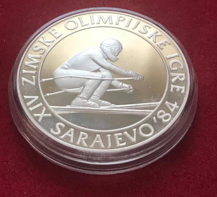 SREBRNIK SFRJ komplet srebrnikov olimpijske igre Sarajevo (otaku)