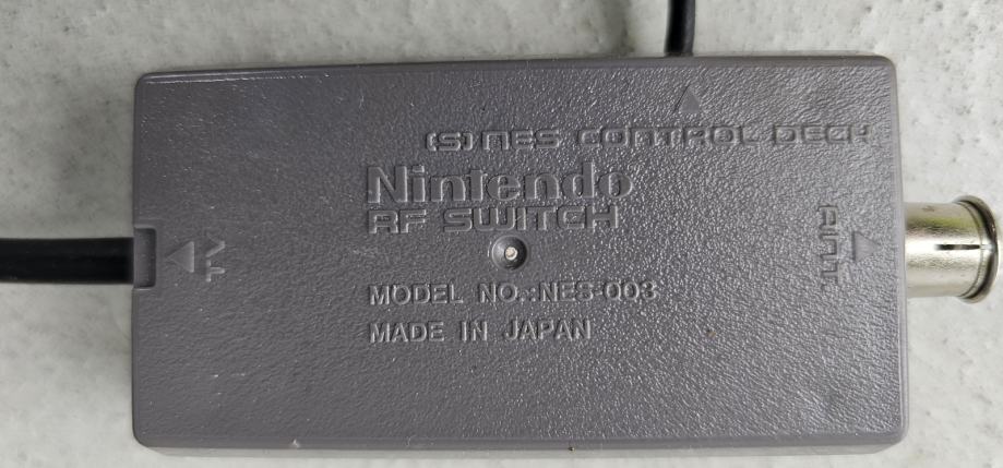Nintendo RF NES SNES NESP-003 PAL