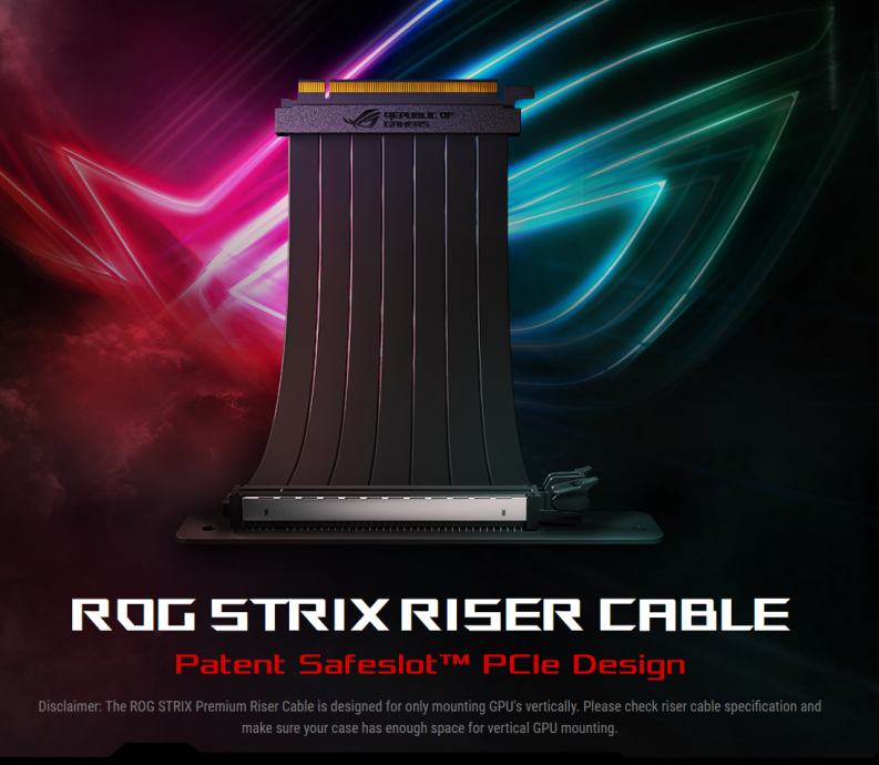 ROG STRIX RISER CABLE PCIE 3.0