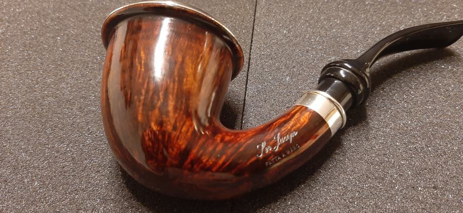 TOBAČNA KADILSKA PIPA FAJFA SER JACOPO SILVER CALABASH