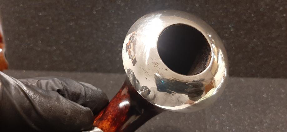 TOBAČNA KADILSKA PIPA FAJFA SER JACOPO SILVER CALABASH