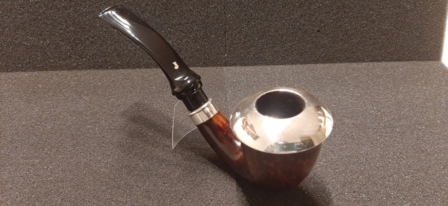 TOBAČNA KADILSKA PIPA FAJFA SER JACOPO SILVER CALABASH