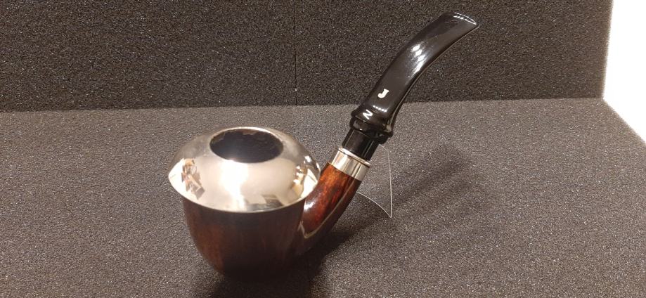 TOBAČNA KADILSKA PIPA FAJFA SER JACOPO SILVER CALABASH