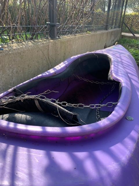 Kajak Prijon Invader, novo veslo in krovnica za kajak