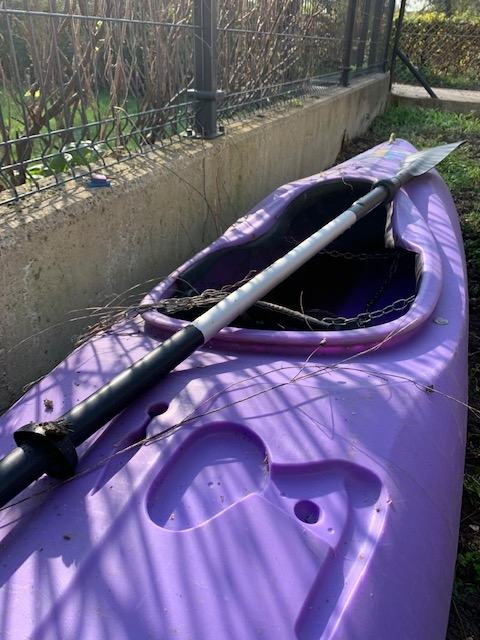 Kajak Prijon Invader, novo veslo in krovnica za kajak