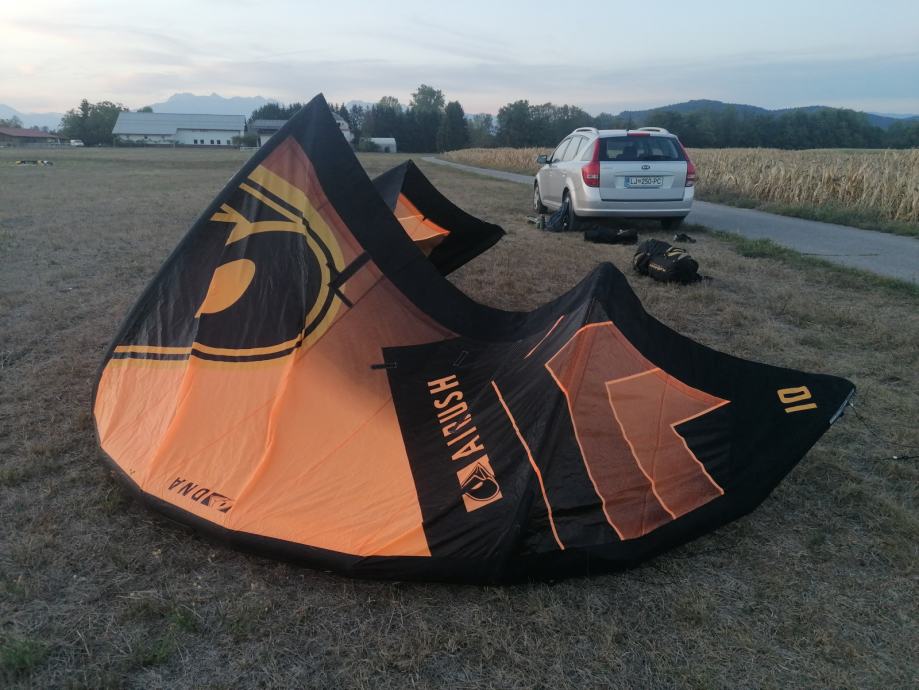 Kite Airush DNA 10m + 12m komplet(kot Duotone, Naish, Ozone, North,..)