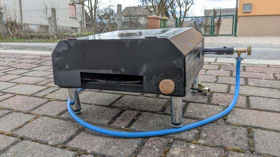 Pizza peč na plin + pizza steel