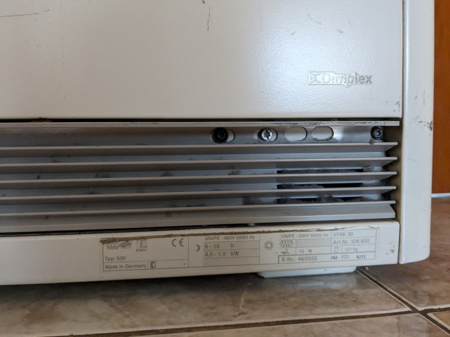 Termoakumulacijska peč Dimplex S30