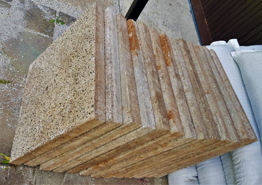 Prane plošče betonske rabljene 40 x40 cm 13 kom. ugodno 1