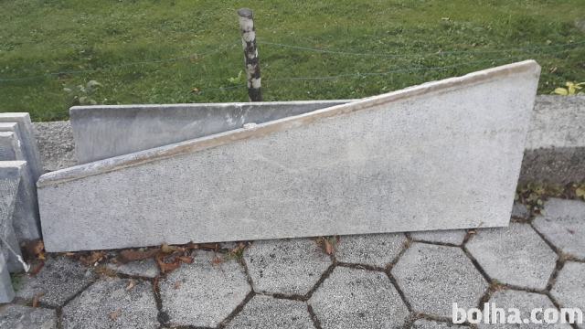 Stopnice marmor plavi tok