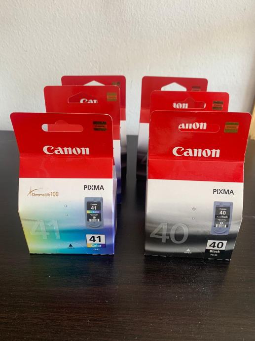 3 x Kartuše Canon Pixma 40