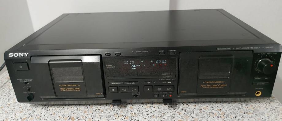 2X HI-FI KASETOFON: SONY WE 435 + TECHNICS M12