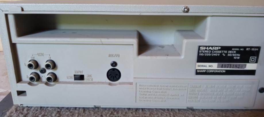 Kasetofon SHARP RT-155