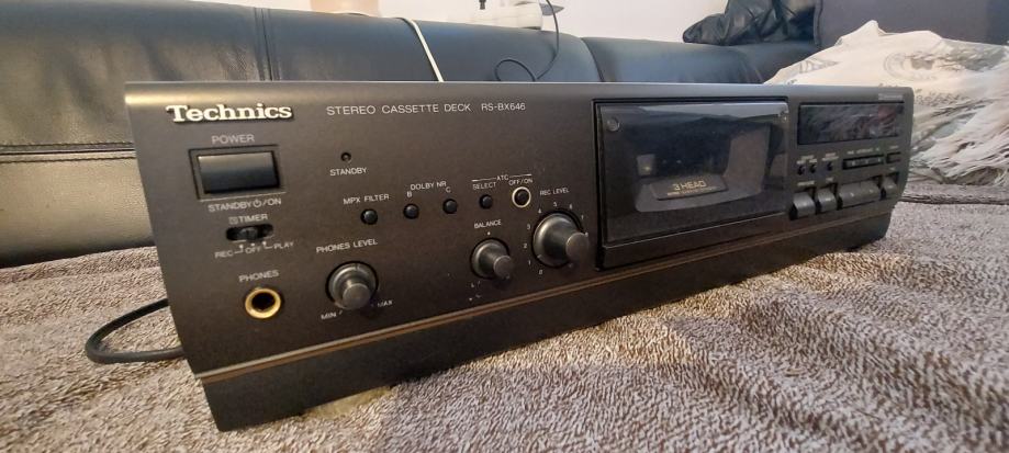 Kasetofon Technics RS-BX646 - 3 glave - lepo ohranjen