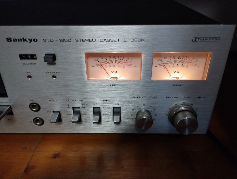 SANKYO STD-1900, kasetnik, Vintage