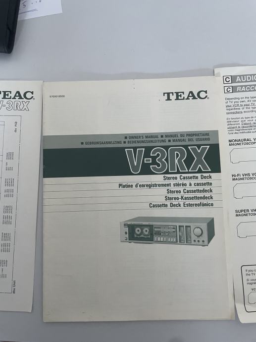 Teac V-3RX Stereo Cassette Deck