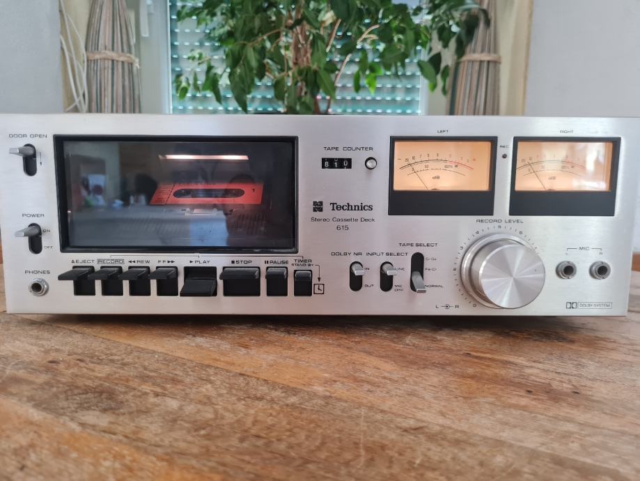 TECHNICS RS-615US, kasetnik, vintage