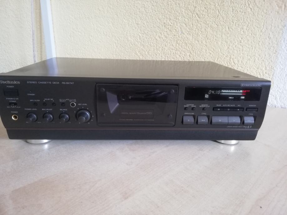 TECHNICS RS-BX747, top kasetnik, 3 head, quartz DD