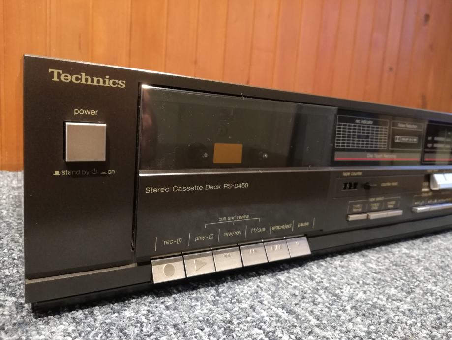 Technics RS - D450 stereo cassette deck - kasetofon, kasetar, kasetnik