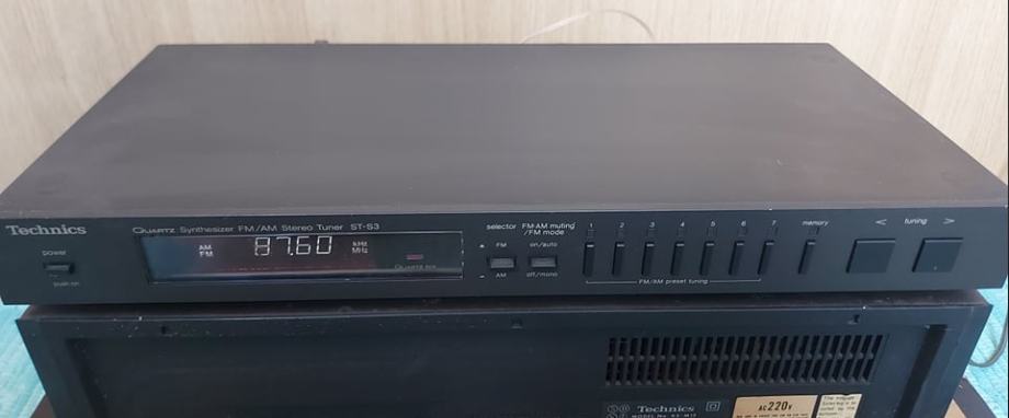 VINTAGE HI-FI KASETOFON TECHNICS M12 + TUNER TECHNICS ST-S3