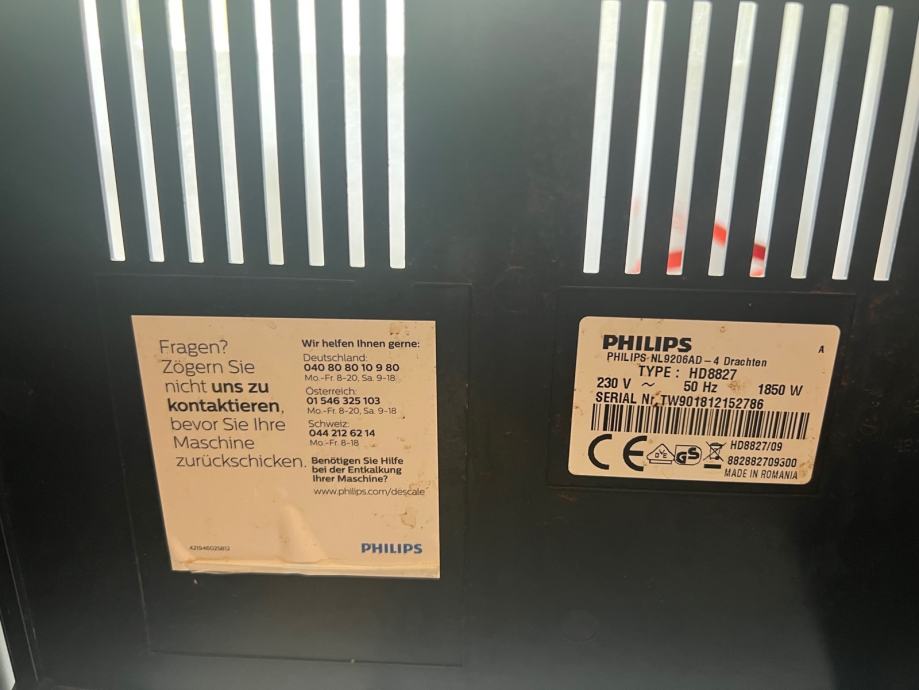 Kavni aparat Philips HD 8827