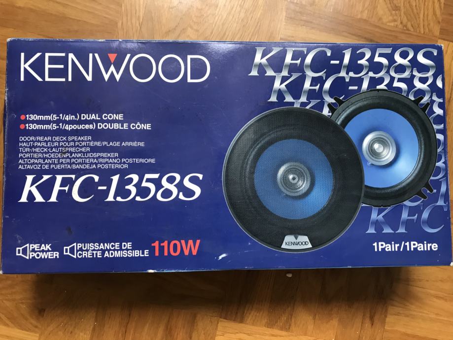 Originalno zapakirani (še neodprti) Kenwood zvočniki