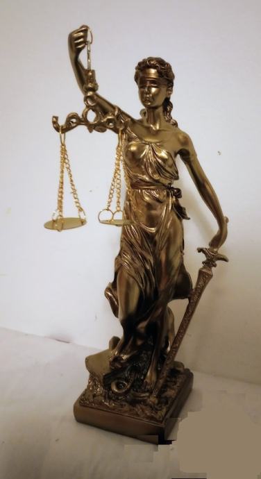 Kip boginja pravice justicija