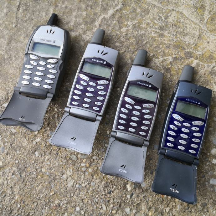 Vintage telefon Ericsson T29s, ericsson T20e,