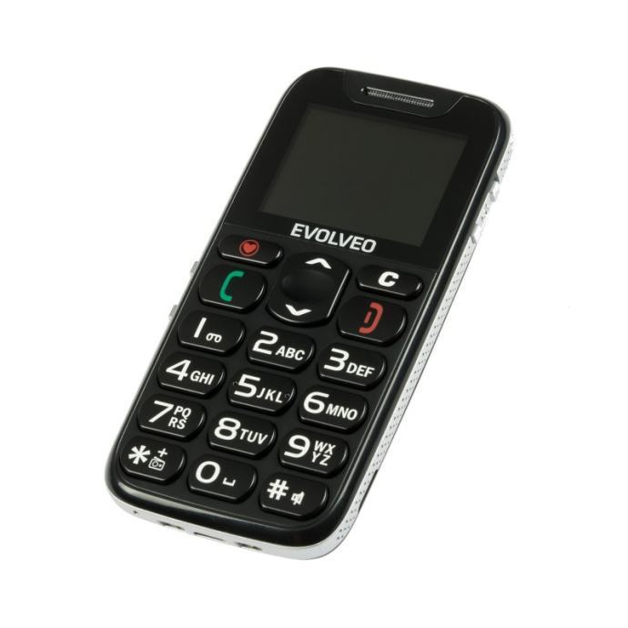 Evolveo Easyphone Klasični mobilni telefon za starejše|FM RadioISOS