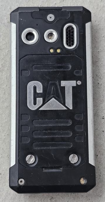 Za rezervne dele CAT GSM telefon B100 Ohišje slabše ohranjeno Brez