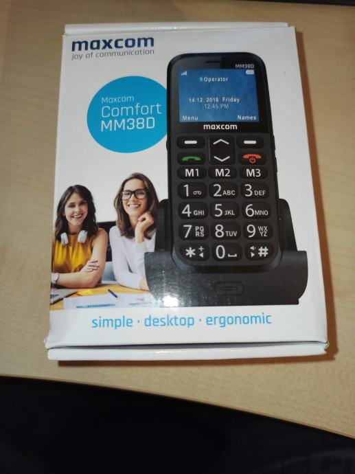 Telefon za starejše Maxcom MM38D