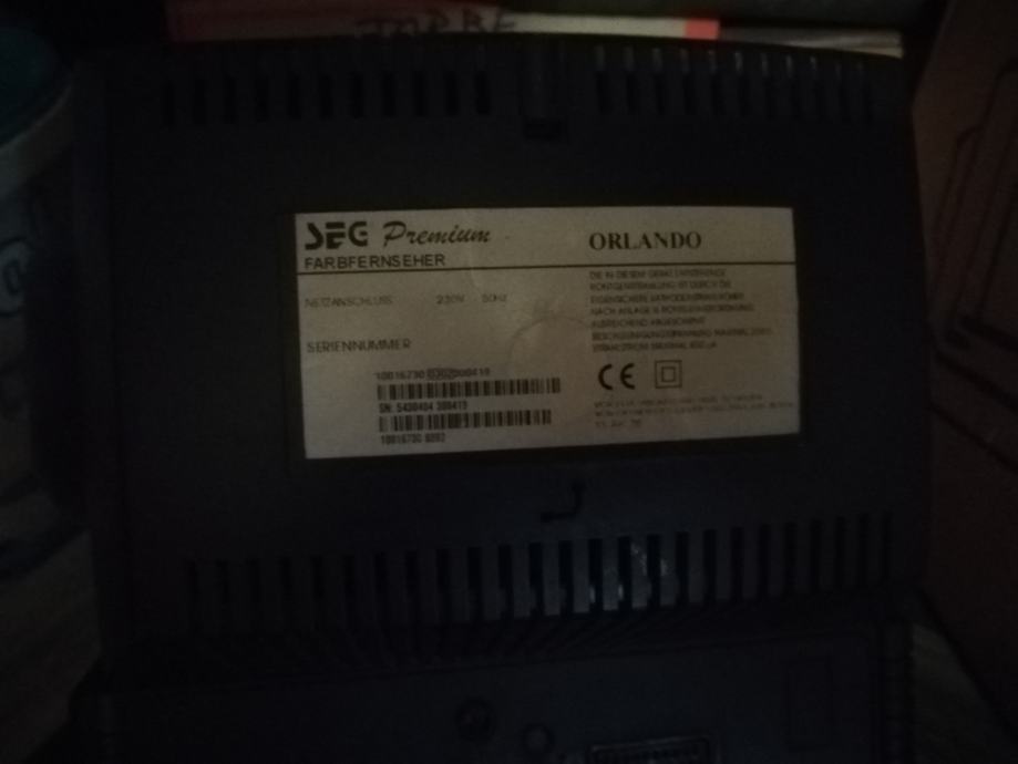 KLASIČNO TV GORENJE 50 CM in SEG PREMIUM 34CM-PODARIM