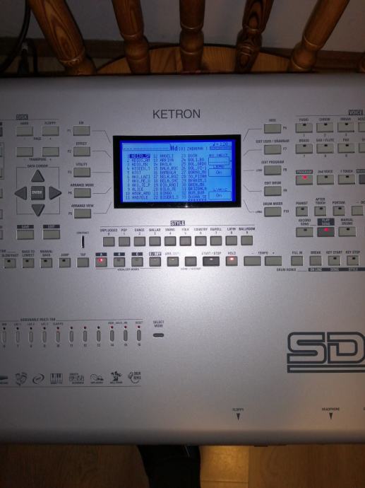 Ketron SD-3, aranžer-modul , HD-40gb