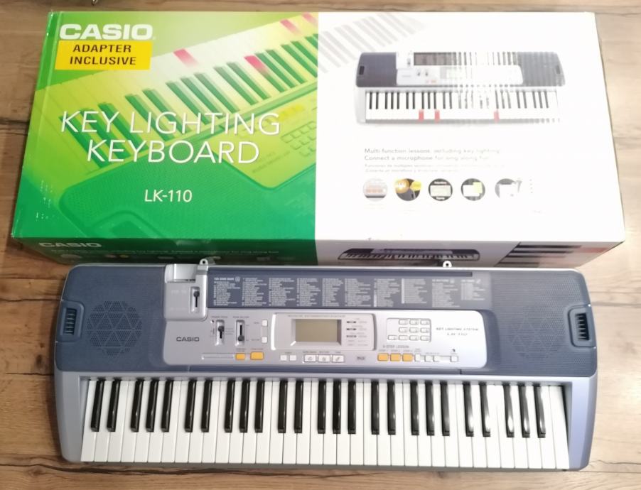 Klaviatura Casio LK-110 s stojalom