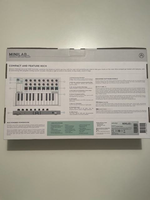 MIDI klaviatura ARTURIA MINILAB