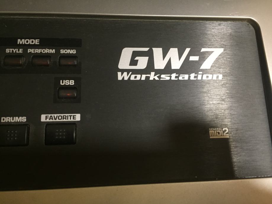 Roland GW-7 workstation
