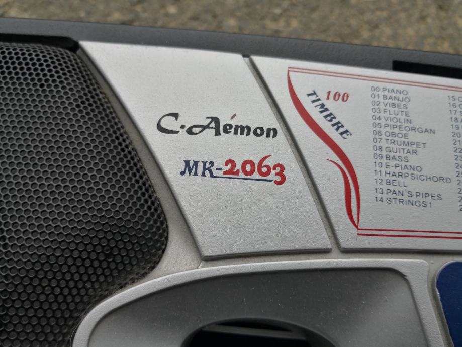 Sintisajzer C. Aemon MK-2063, klaviatura, sintisaizer