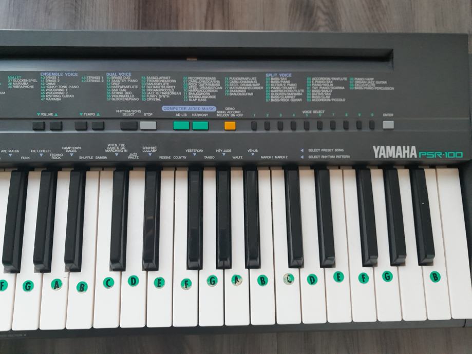 Synthesizer klaviatura Yamaha PSR-100